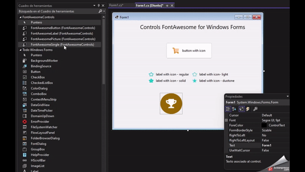 IconControls for WinForms